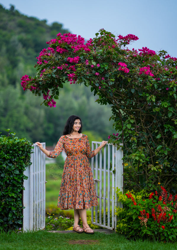 Mustard Glory Kalamkari – Vastrasuka